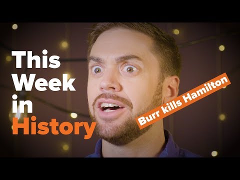 Hamilton and Burr duel to the death