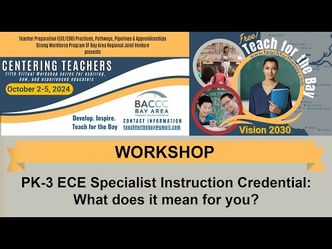 PK-3 ECE Specialist Instruction Credential: What does it mean for you?