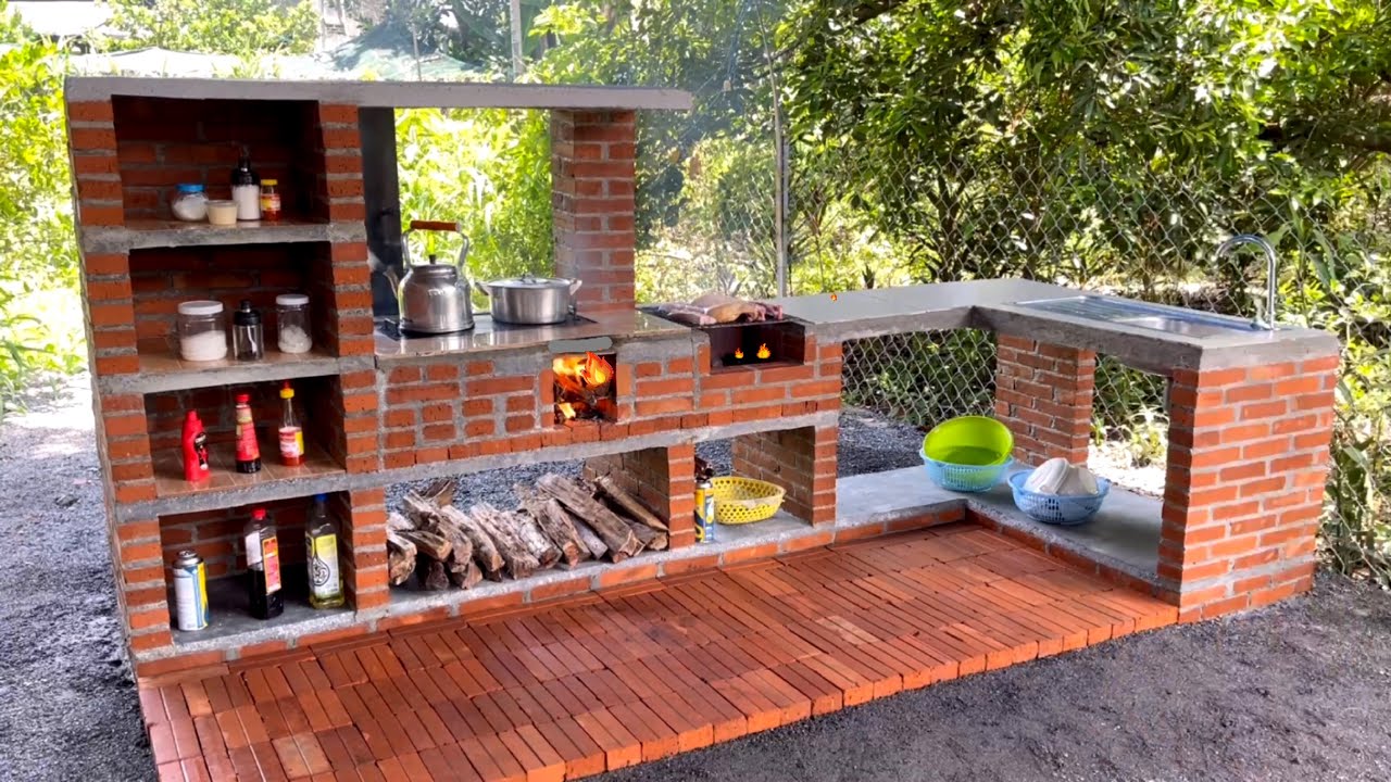 how to build a large multi-functional wood stove # 209