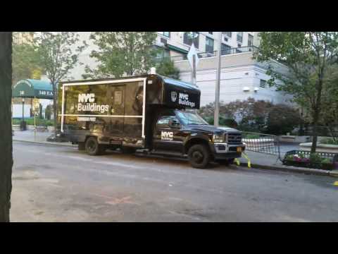 NYC Department Of Buildings Command Post At The Aftermath Of A Multiple Alarm Fire In Manhattan