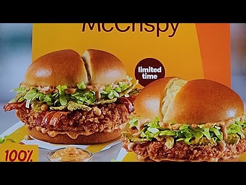 *NEW LIMITED TIME ONLY* Firecracker McCrispy Chicken Sandwich