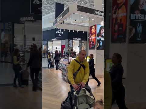 Duty Free Area Paris Charles de Gaulle Airport #beautifulplaces #travel #youtubeshorts #foryou