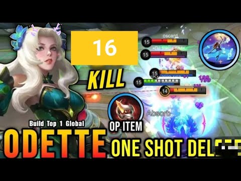 Odette best game play βΆοΈ mlbb best build 2023