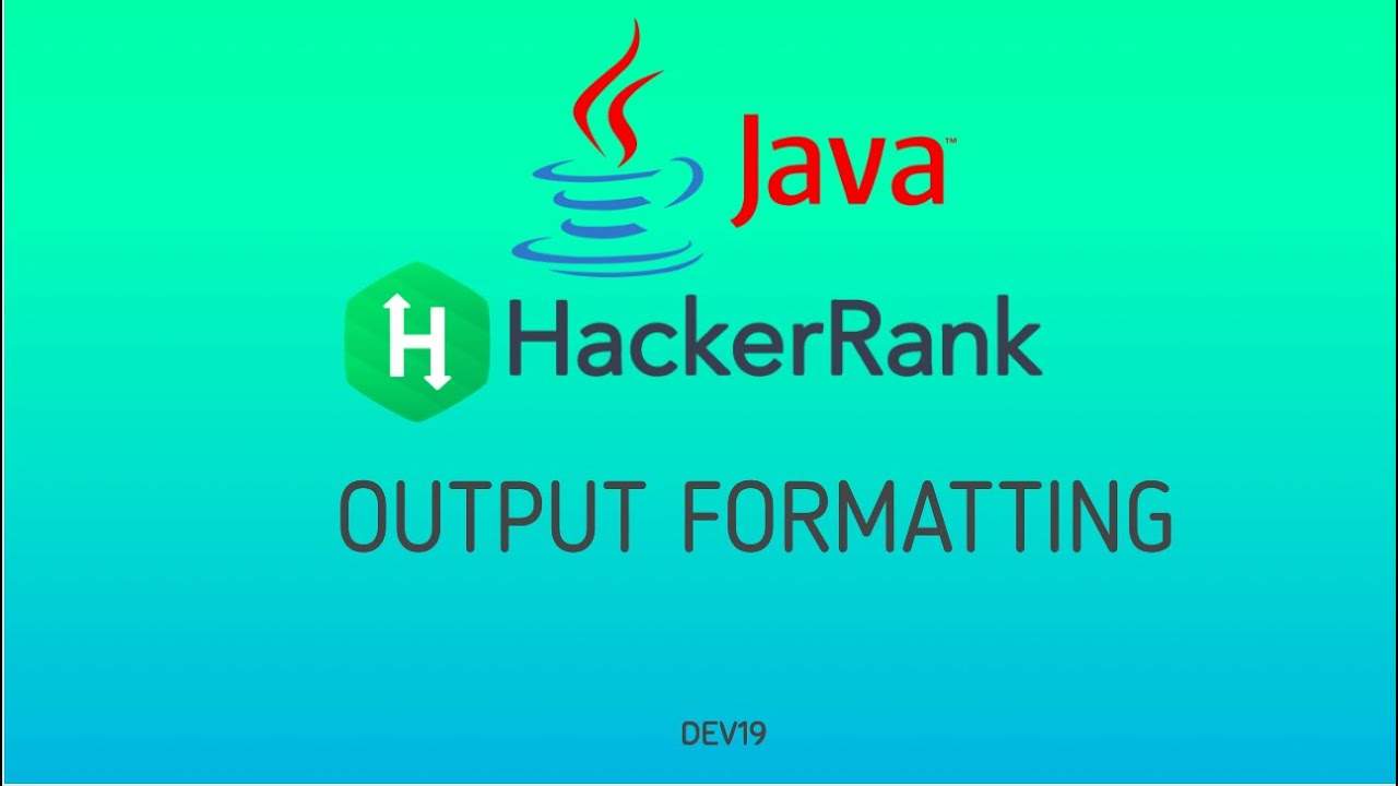 #5 Java Output Formatting | Hackerrank Java Solutions