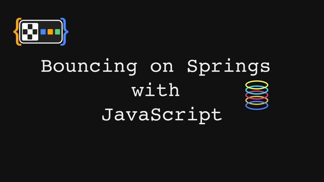 Bouncing a Character with JavaScript - Part2 | Jump on Springs