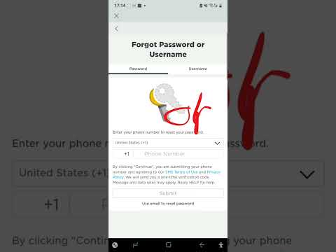 you forgot your roblox password or your password doesn't work anymore