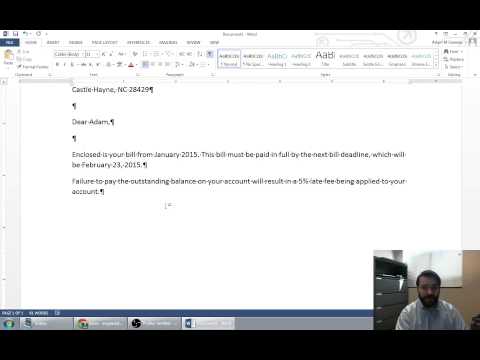 Writing a Block Style Business Letter