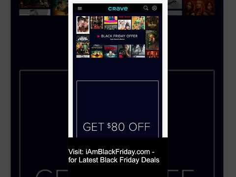 Crave Black Friday 2022 - Watch TV Shows Online