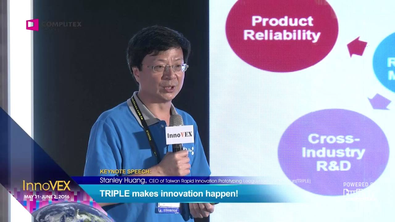 2016 InnoVEX Pi Stage-Product Demo and Keynote Speech by TRIPLE and TIEC