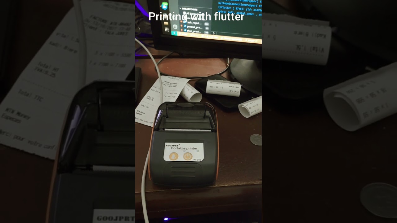 Invoice printing demo with Flutter