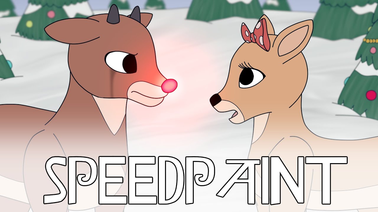 Rudolph Scene Redraw || Speedpaint