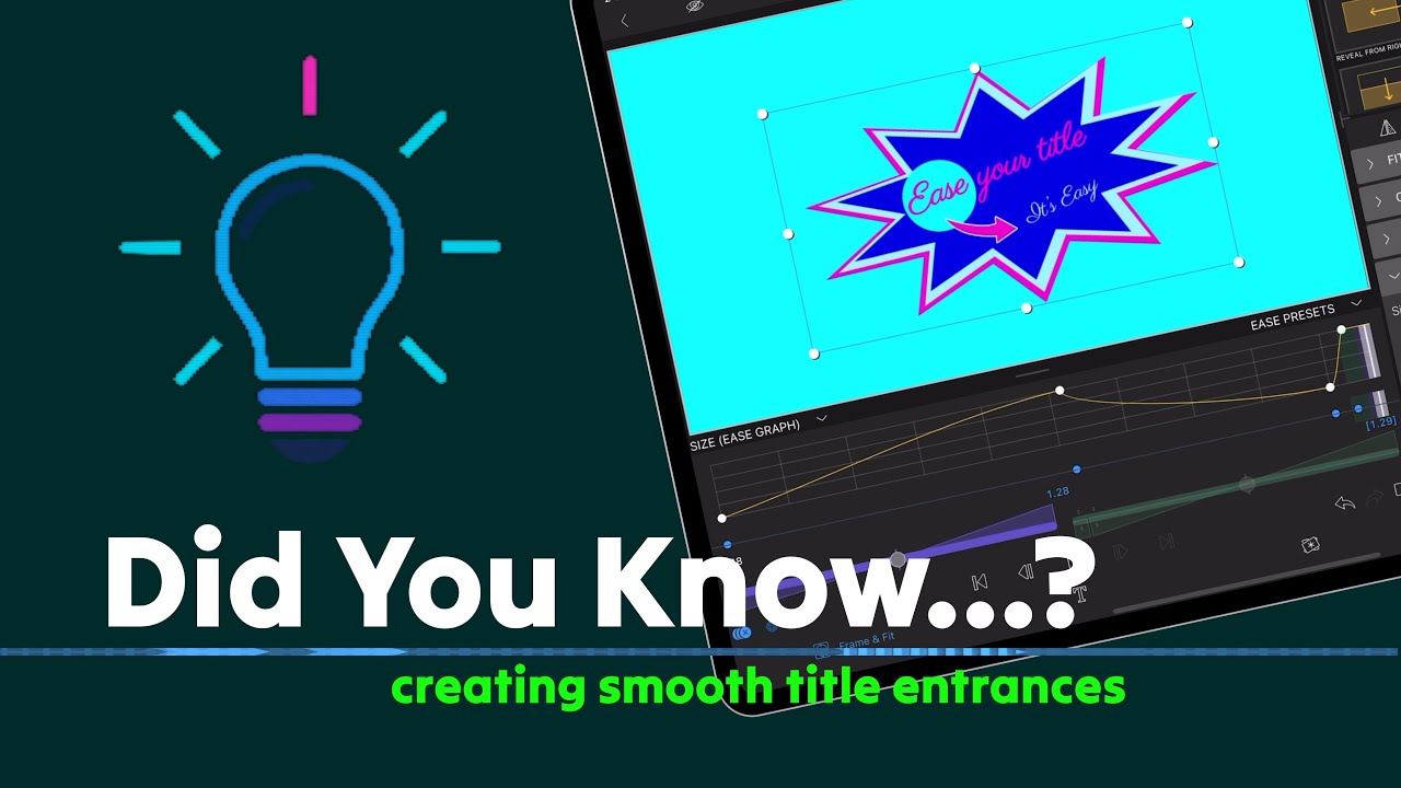 Creating Smooth Title Moves with Paths and Easing