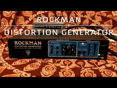 Rockman Distortion Generator Preamp Tom Scholz New Capacitors | Reverb