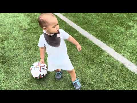 Best baby soccer first touch, dribbling, and goals!