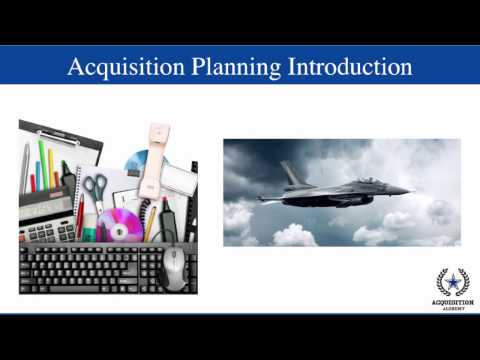 (1) Acquisition Planning Introduction