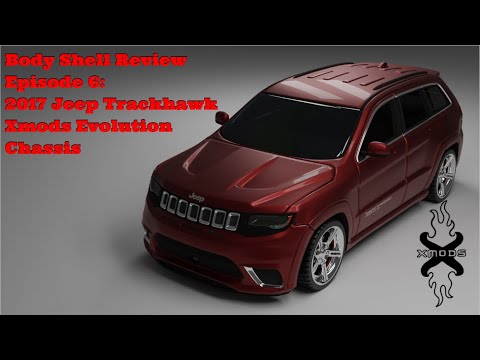 🐚 17 Cherokee Trackhawk Body Shell with Dummy Chassis (Xmod and MiniZ ...
