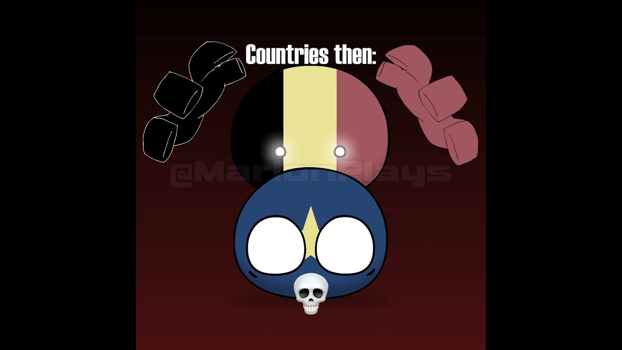 Countries Now vs Then #countryballs #history #edit