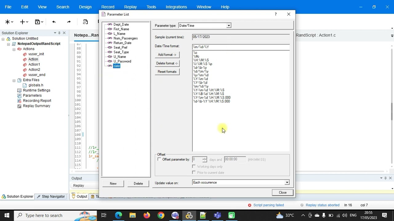 LoadRunner Functions