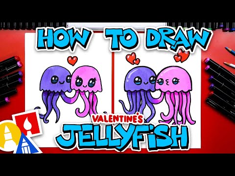 How To Draw Jellyfish For Valentine's Day