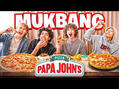 Mukbang w/ Taylen Kinny, Romelo Hill & WhiteBoyEm!