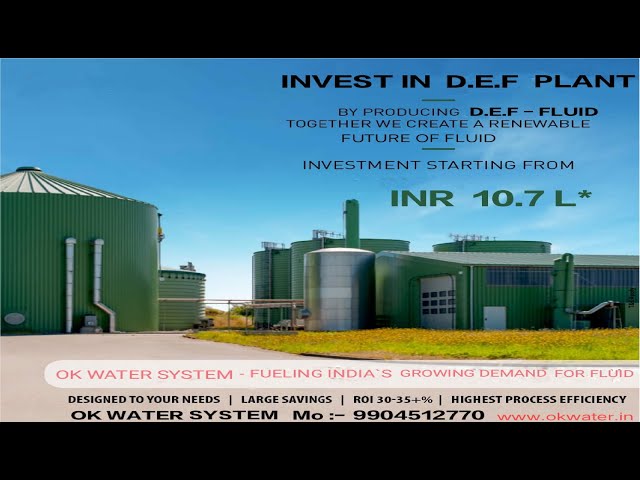 DEF Water Treatment Plant - Def Filtration Plant Manufacturer from ...