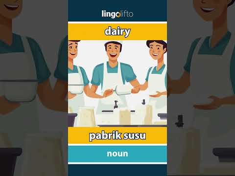 🇬🇧🇮🇩 dairy - pabrik susu : learn English : ayo belajar bahasa Inggris : vocabulary builder