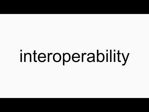 How to pronounce interoperability