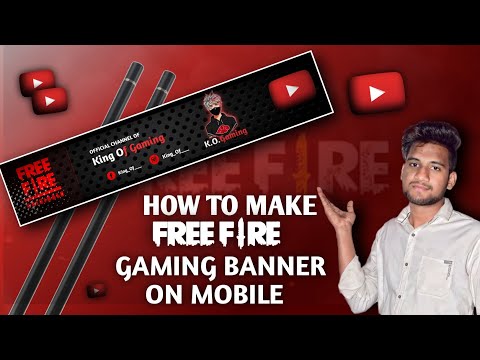 Mobile से बनाए Professional Gaming Banner | Free Fire Gaming Banner | @ManojDey #banner