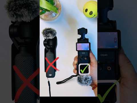 Vlog on DJI Osmo pocket 3 with this free accessory#dji #vlog #cameragear #microphone #dailyvlog