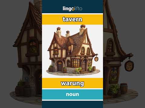 🇬🇧🇮🇩 tavern - warung : learn English : ayo belajar bahasa Inggris : vocabulary builder