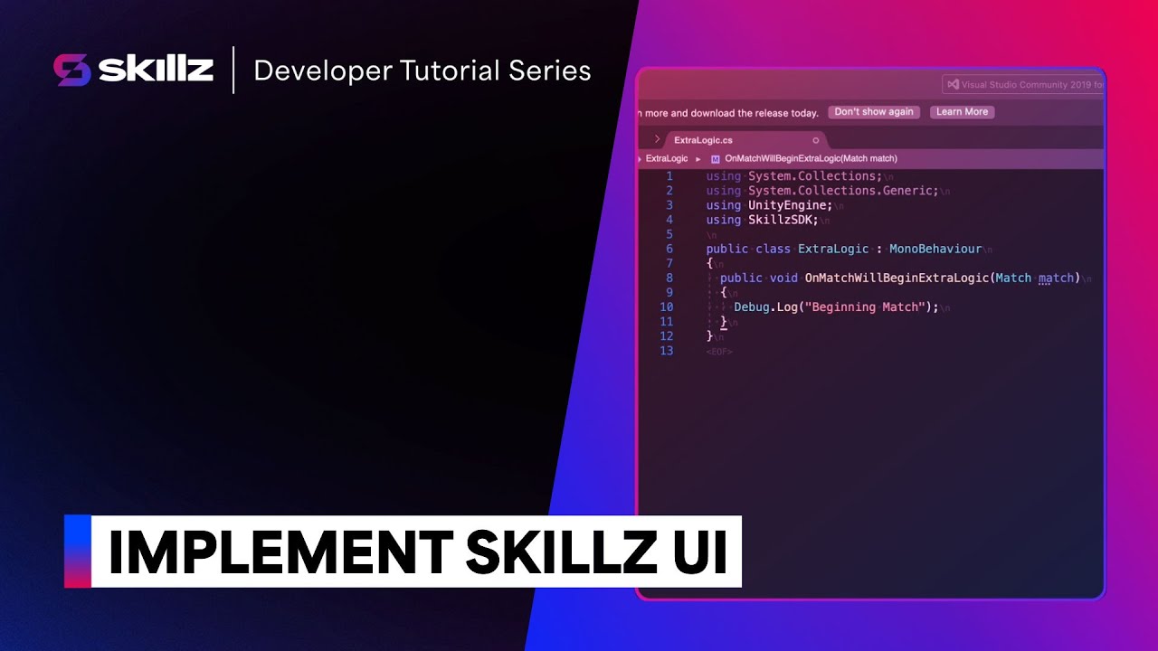 Implement Skillz UI