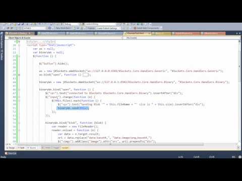 HTML WebSockets - FileAPI - Send BLOBs
