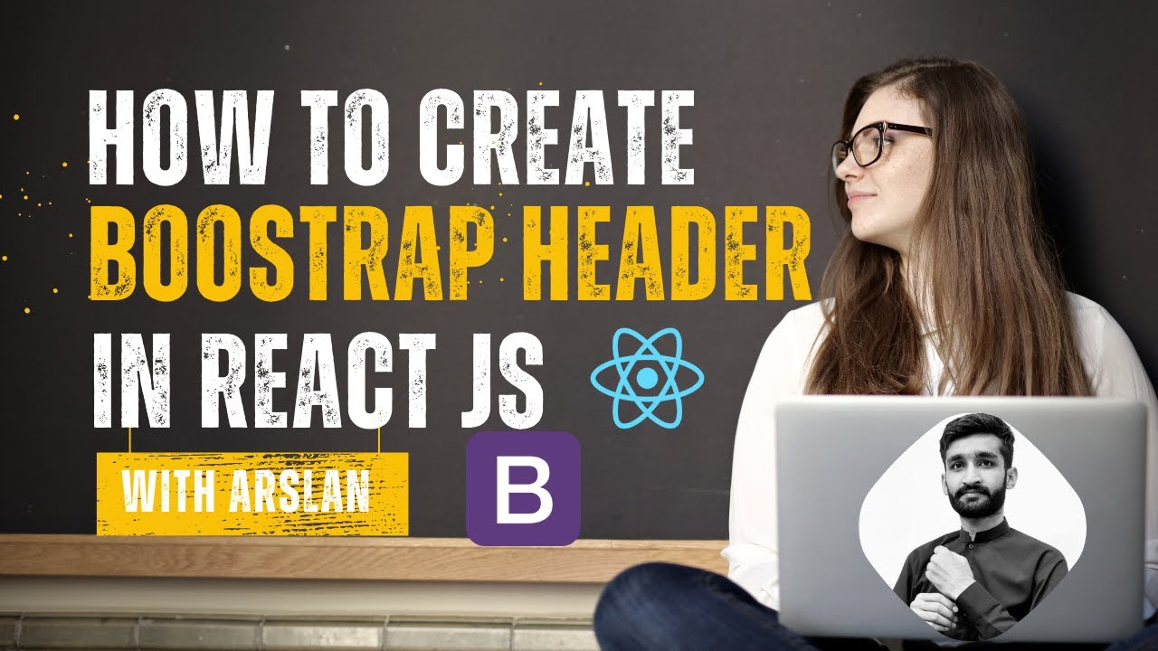 How to Creating a Stunning Header with Bootstrap in React JS