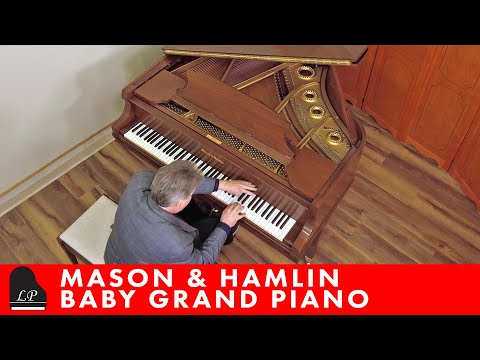 Mason & Hamlin Model B Grand Piano- 1972 - Walnut Satin | Reverb
