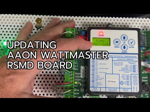 How to Update the AAON Wattmaster RSMD Board