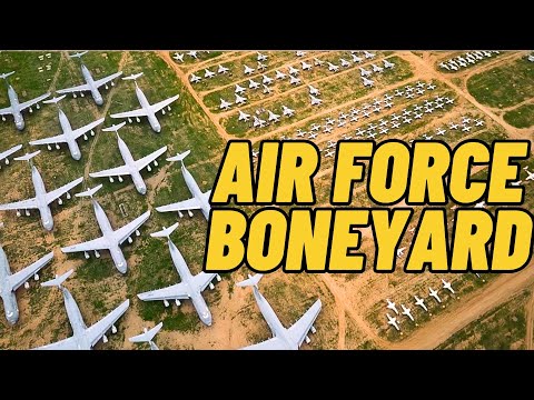 Abandoned Planes - Air Force Boneyard - Davis-Monthan Air Force Base - Guided Tour by Drone 2025