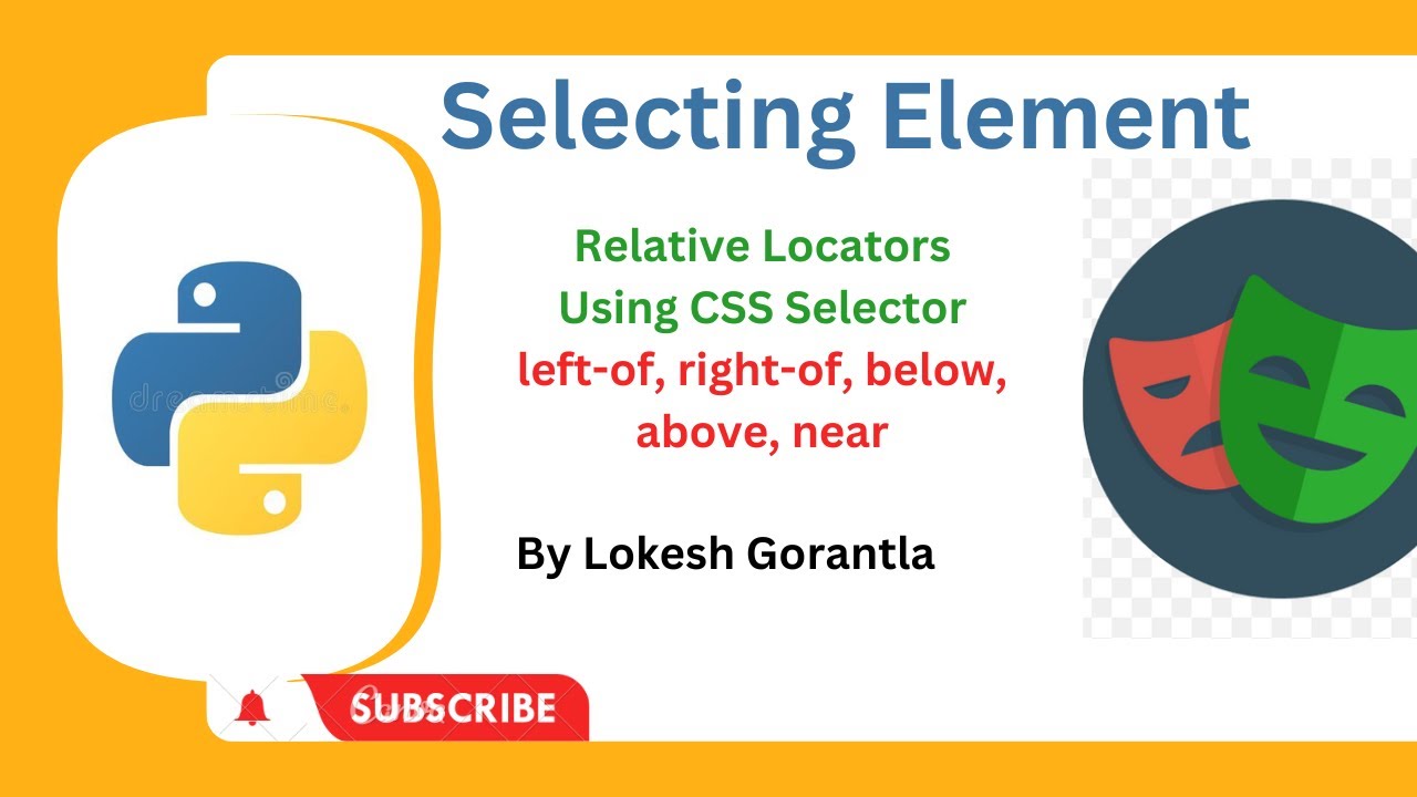 Python Playwright Beginner[2023] Part 18: Relative Locators using CSS Selectors in Playwright