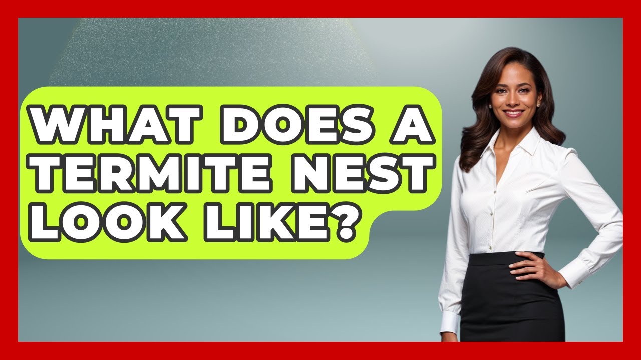 What Does A Termite Nest Look Like? - Insects and Invaders