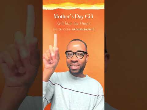 The best Mothers’ Day gift … use code SIRCANDLEMAN10 on New York’s site for Heart of The Matter for