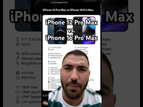 WHICH ONE? iPhone 12 Pro Max vs iPhone 16 Pro Max