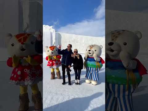 SNOW FESTIVALS IN JAPAN! Sapporo & Asahikawa 📌 #sapporo #japantravel #hokkaido #japan #japanshorts