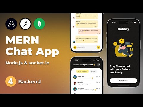 Build a Full Stack Chat App using Socket.io & Expo Router #4 - Setup Backend