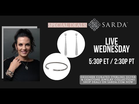 SARDA™ Live February 14 2024- Sterling Silver, Gemstone & Beaded Jewelry From Designer Janyl Sherman