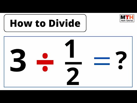3 divided by 1/2 (3 ÷ 1/2)