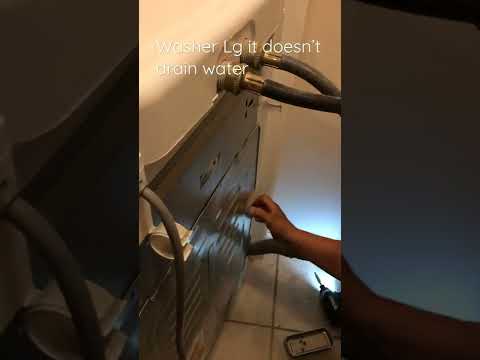 Washer LG it doesn’t drain water