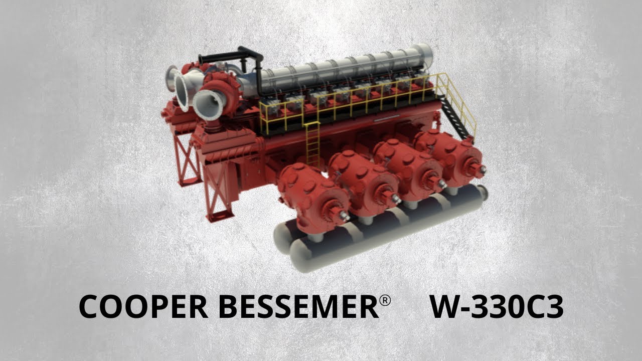Cooper-Bessemer 16W-330C3 Integral Engine-Compressor