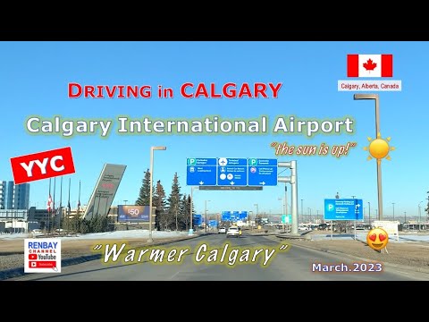 Driving to Calgary International Airport / YYC