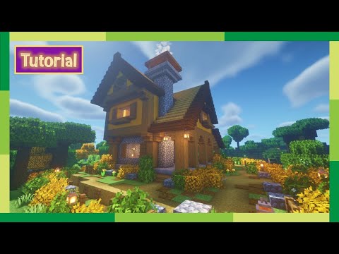 Minecraft Tutorial | How to Build a Yellow Terracotta house