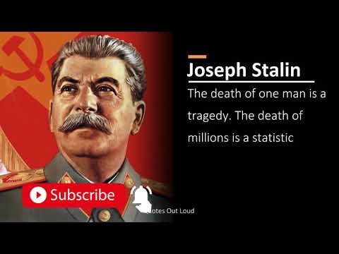 Joseph Stalin - Quotes (Audio)