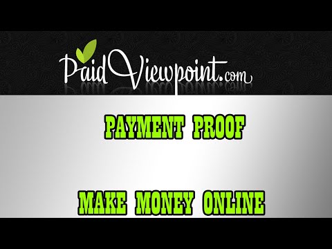 PAID VIEWPOINT Cashout Payment Proof